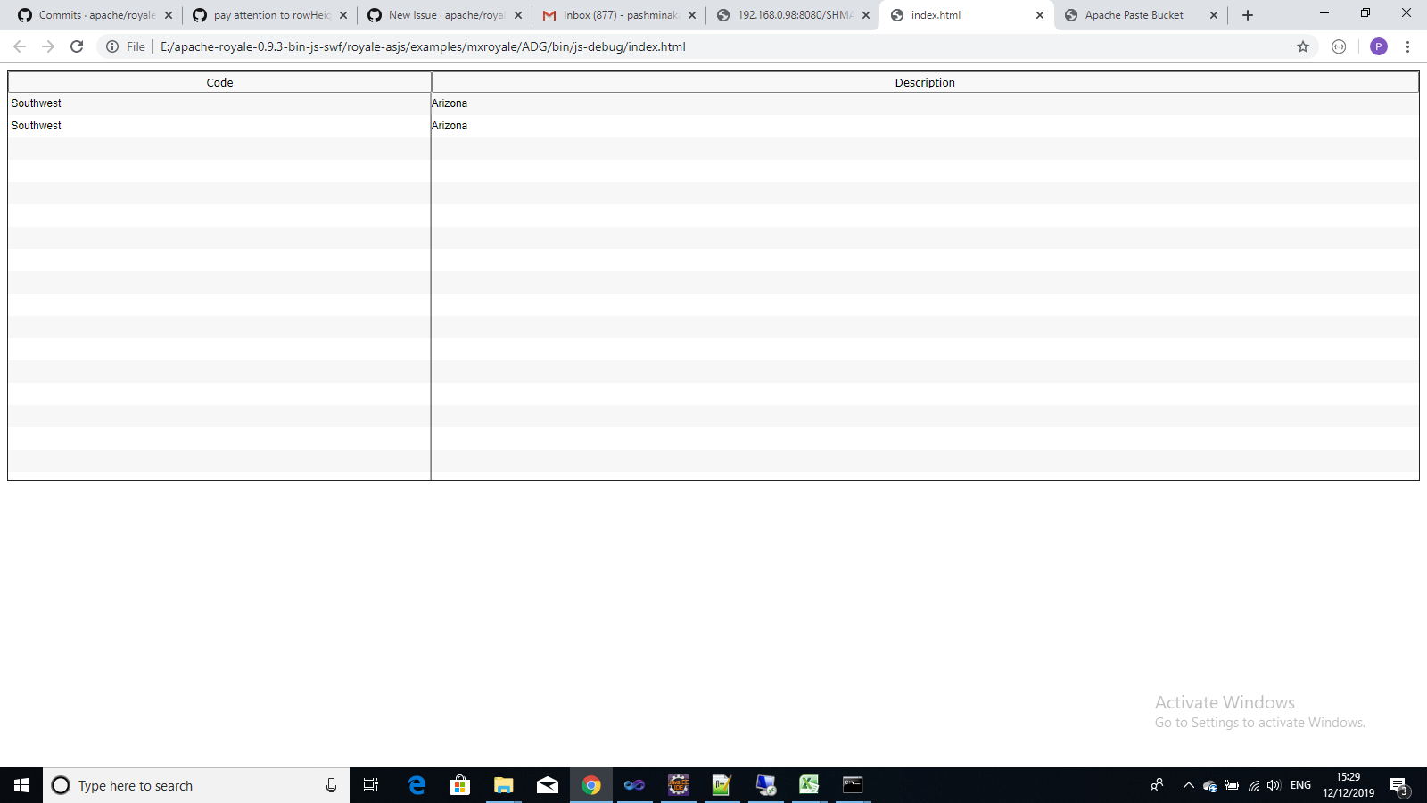 Some Space Required after column Separator in ADG · Issue #620 · apache/royale-asjs · GitHub