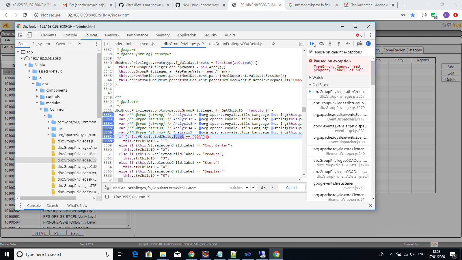TabNavigator.SelectedChild.Label is throwing exception · Issue #685 · apache/royale-asjs · GitHub