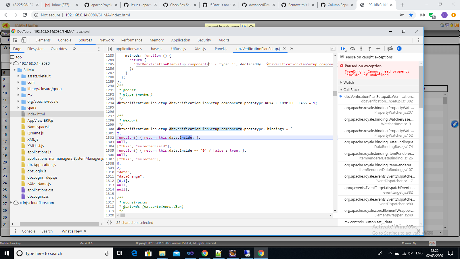 CheckBox Selection doesn't effect on ADG Checkbox Column · Issue #740 · apache/royale-asjs · GitHub