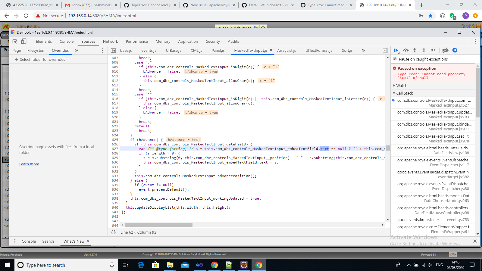 Typeerror Cannot Read Property Text Of Null · Issue 746 · Apacheroyale Asjs · Github 