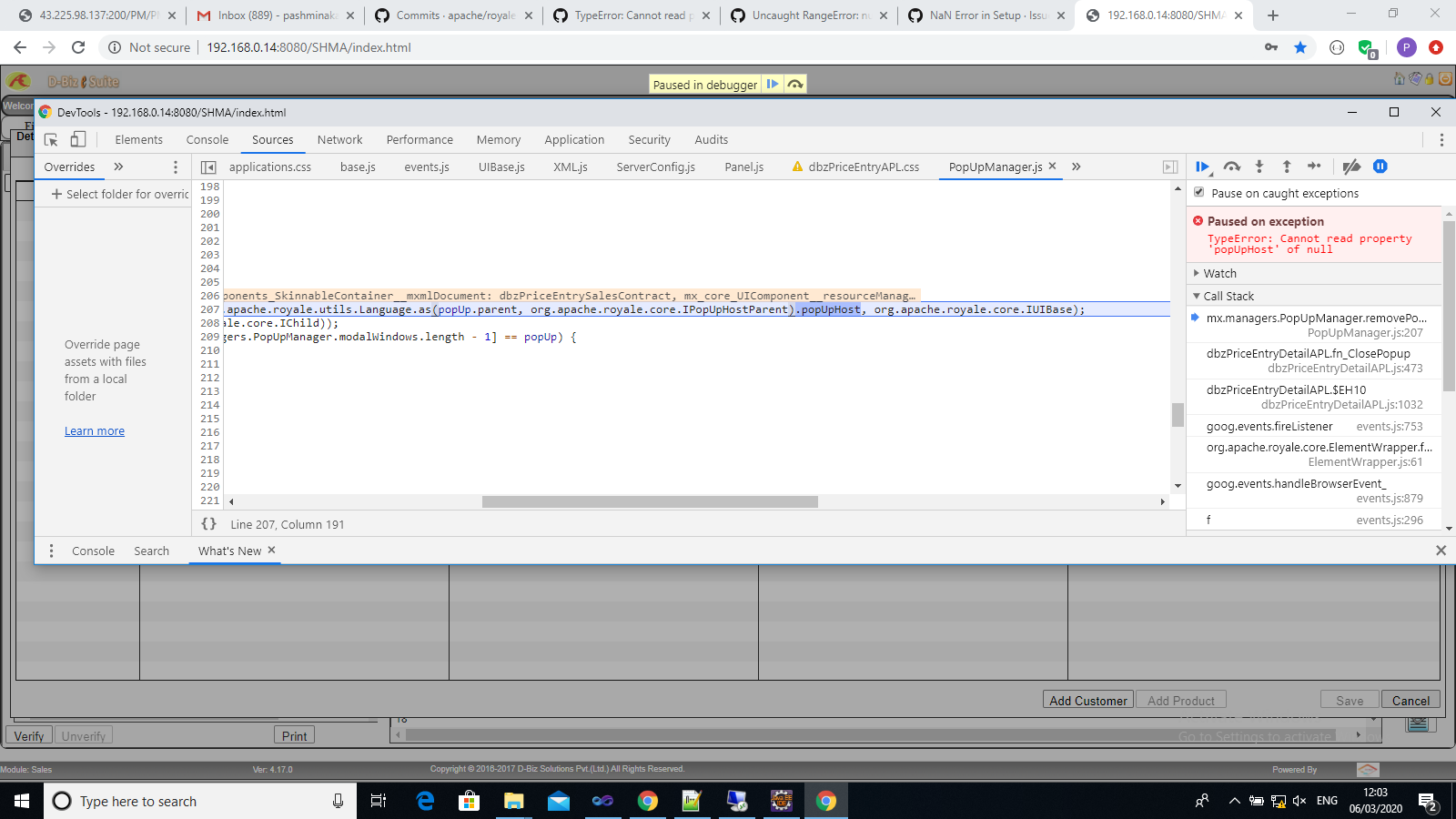 PopUpManager.removePopUp is throwing Exception · Issue #750 · apache/royale-asjs · GitHub
