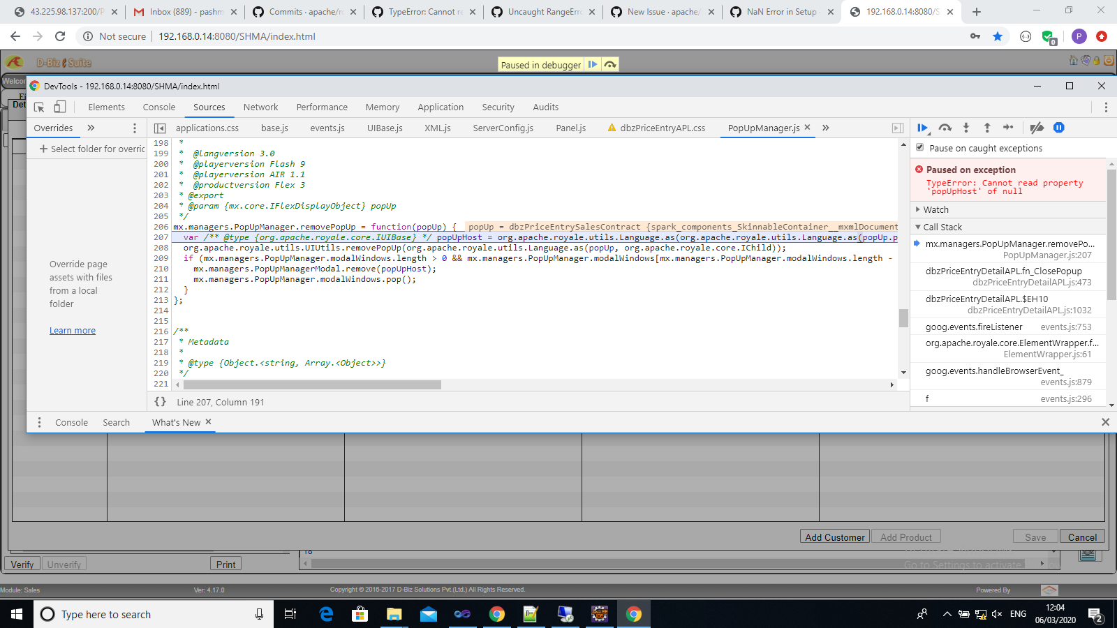 PopUpManager.removePopUp is throwing Exception · Issue #750 · apache/royale-asjs · GitHub