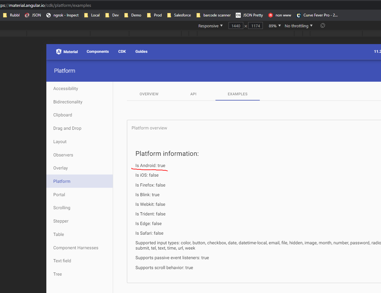 CDK Platform always return true for ANDROID for all platform · Issue ...