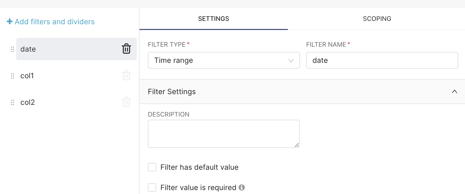 Filter box can't get existing values when templating applied on time range field · Issue #21966 ...