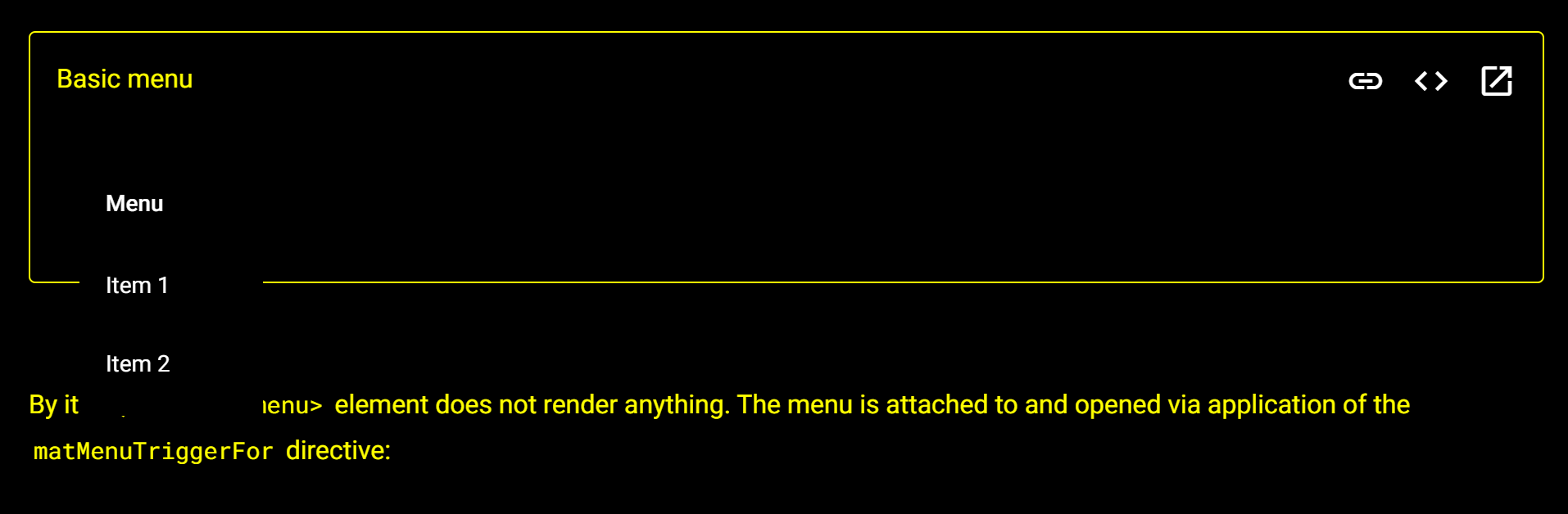 bug(cdk/overlay): Overlay has no border in high contrast mode, making it blend in with the ...