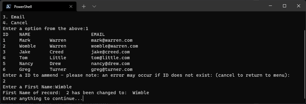 GitHub - MWarrenAI/SQLLitePyProject: My First Working Prototype using a combination of SQL and ...