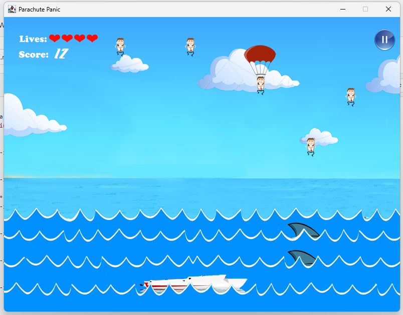 GitHub - van-omega/Parachute-Panic: A game created in Java to demonstrate various data ...