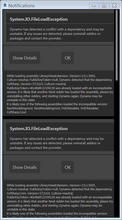 "System.IO.FileLoadException", missing left node panel, & packages won't uninstall · Issue #2111 ...