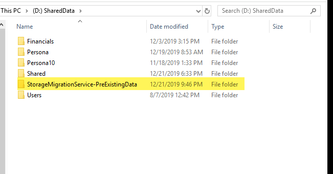 storage migration service re-sync changed files to destination server ...