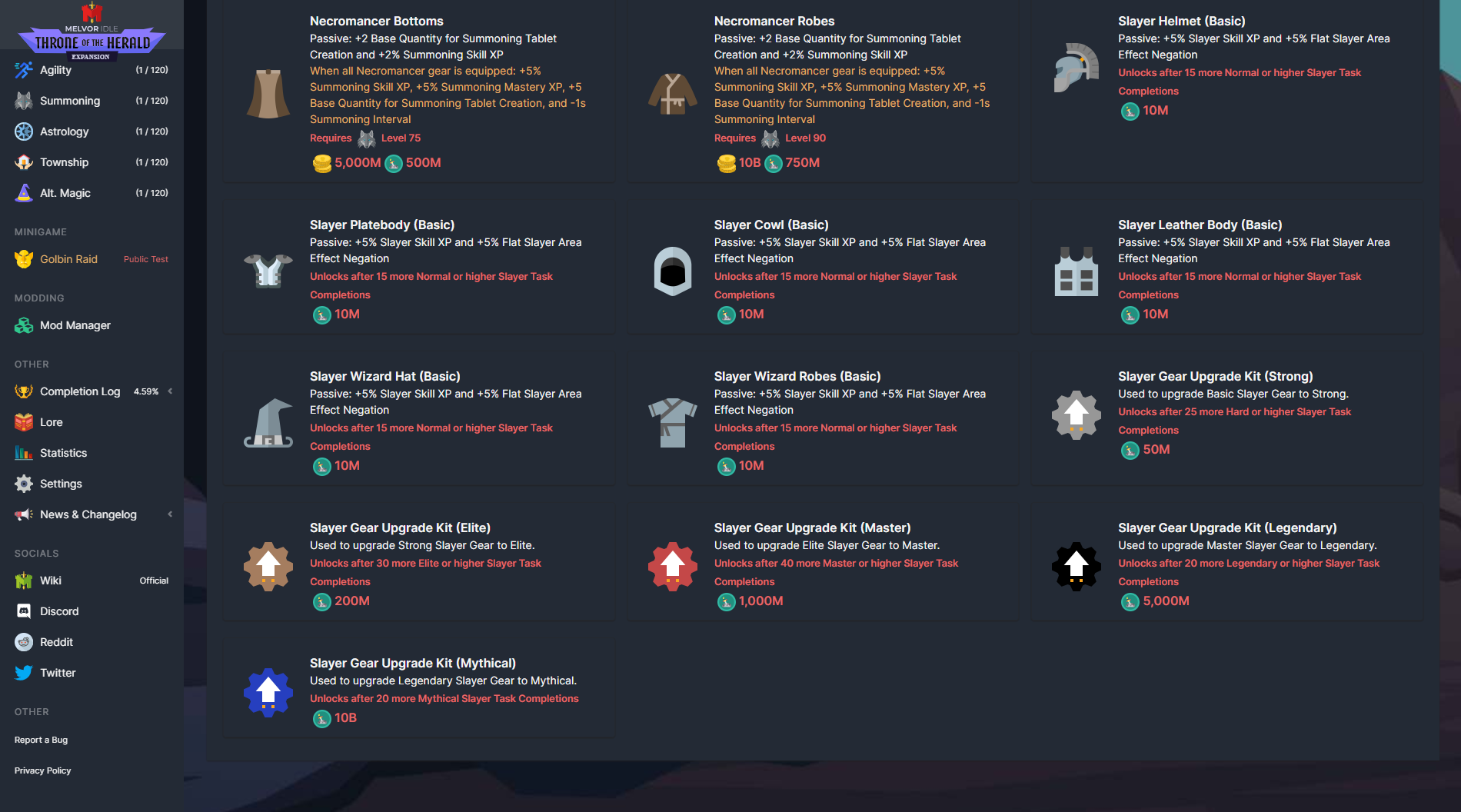 [Bug]: Buy multiplier is applied to incorrect slayer items · Issue #2987 · MelvorIdle/melvoridle ...
