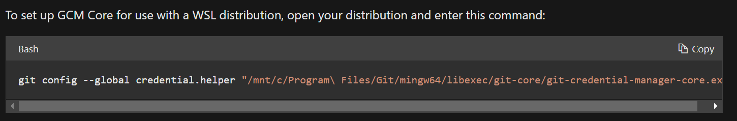 Git Credential Manager On Wsl2 Docs Isn T Clear · Issue 1238 · Microsoftdocs Wsl · Github