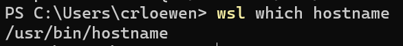 description of **wsl hostname -I** is missing. · Issue #1396 · MicrosoftDocs/WSL · GitHub