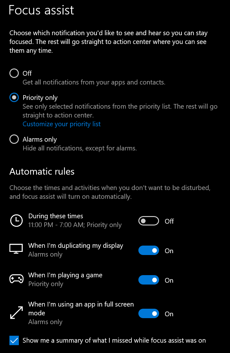 Do not Disturb Mode for the next 2 hours · Issue #753 · microsoft ...