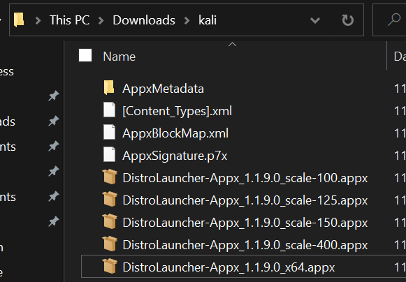 no EXE for kali Linux distro · Issue #529 · MicrosoftDocs/WSL · GitHub