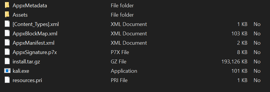 no EXE for kali Linux distro · Issue #529 · MicrosoftDocs/WSL · GitHub
