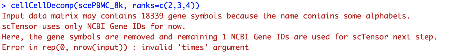 cannot complete cellCellDecomp · Issue #9 · rikenbit/scTensor · GitHub
