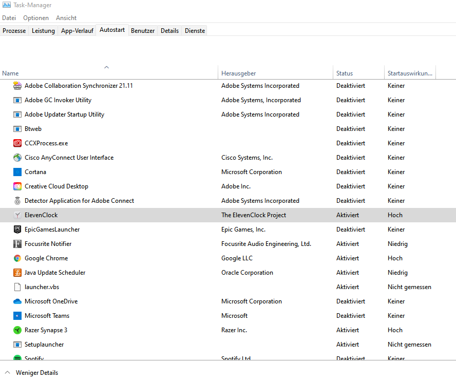 [BUG] Elevenclock often launches twice, resulting in overlapping clocks ...