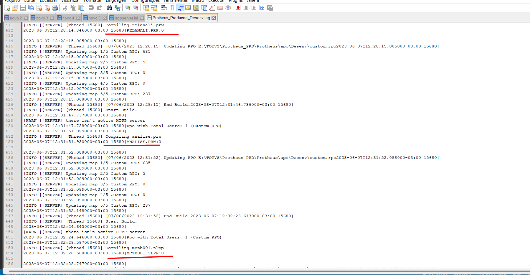 Novo - Compilo programa mas não compila as linhas · Issue #1121 · totvs/tds-vscode · GitHub