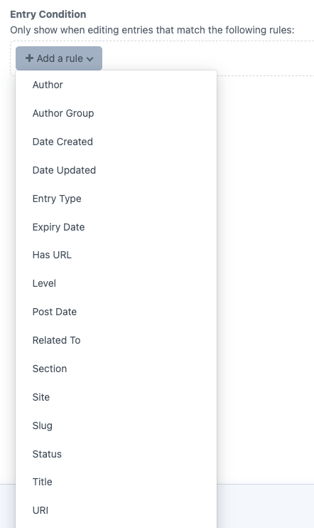 Neo Block conditions missing additional visibility conditions · Issue #657 · spicywebau/craft ...