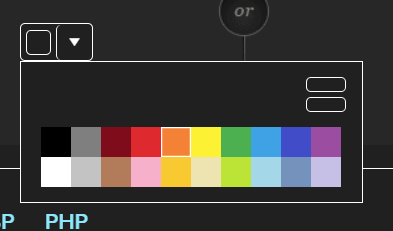 ColorPicker preview colors and gradient are not visible with Windows contrast theme. · Issue ...