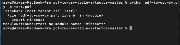 install minecart · Issue #6 · vitali84/pdf-to-csv-table-extactor · GitHub