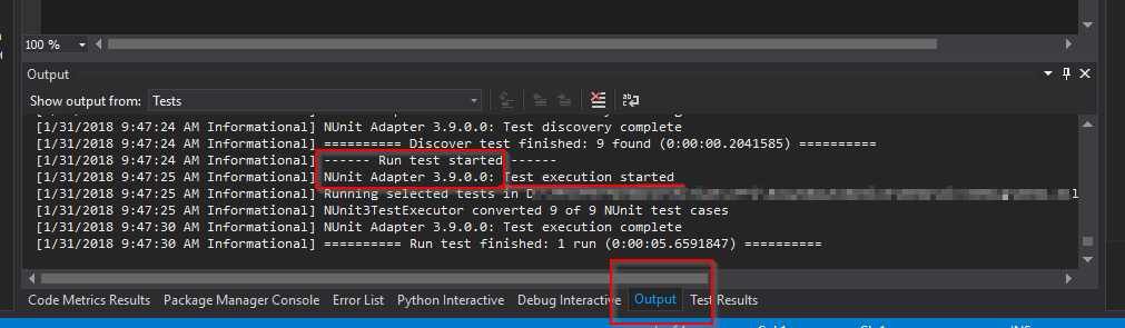 How To Log To Visual Studio IDE Output Window Issue 1389 Microsoft 