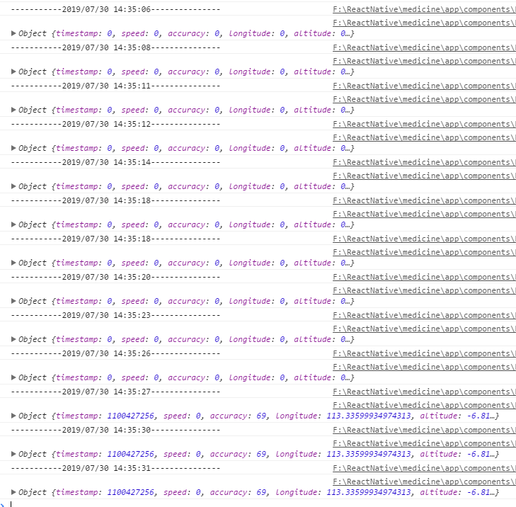 onLocation定位前几次回调位置一直是0 · Issue #541 · qiuxiang/react-native-amap3d · GitHub
