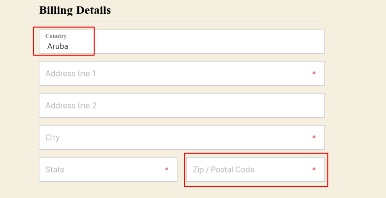 Postal codes should not be required for some countries · Issue #5006 · impress-org/givewp · GitHub