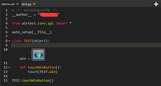 同样的代码,air脚本可以运行,但使用py项目提示nonetype Object Has No Attribute Snapshot