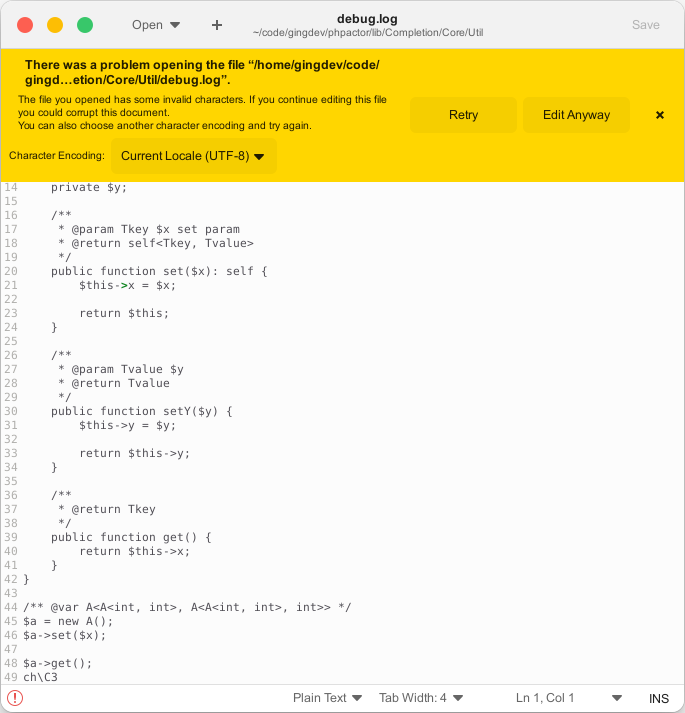 preg_replace could not parse string · Issue #1601 · phpactor/phpactor · GitHub