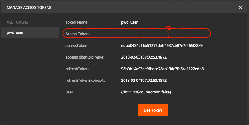 [auth] Accesstoken Not Properly Recognized Remains Blank After Successfully Issued · Issue