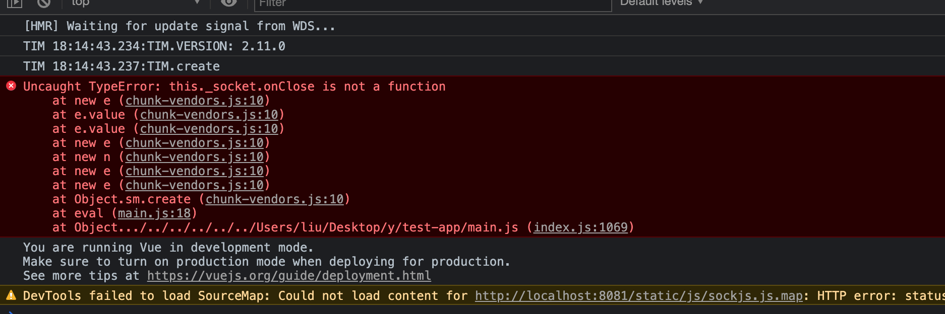 web端 2.11.0 create 失败 · Issue #999 · TencentCloud/TIMSDK · GitHub