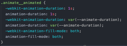 Custom '--animate-delay' is not working · Issue #1141 · animate-css/animate.css · GitHub