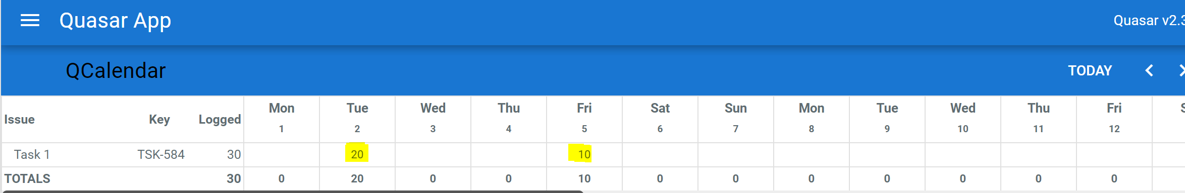 Qcalendar Task month issue · Issue #354 · quasarframework/quasar-ui-qcalendar · GitHub