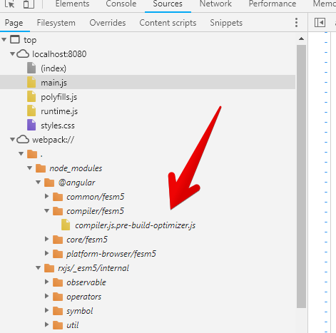 compiler.js included in bundle after update to 7.0.0-beta.2 or beta.3 ...