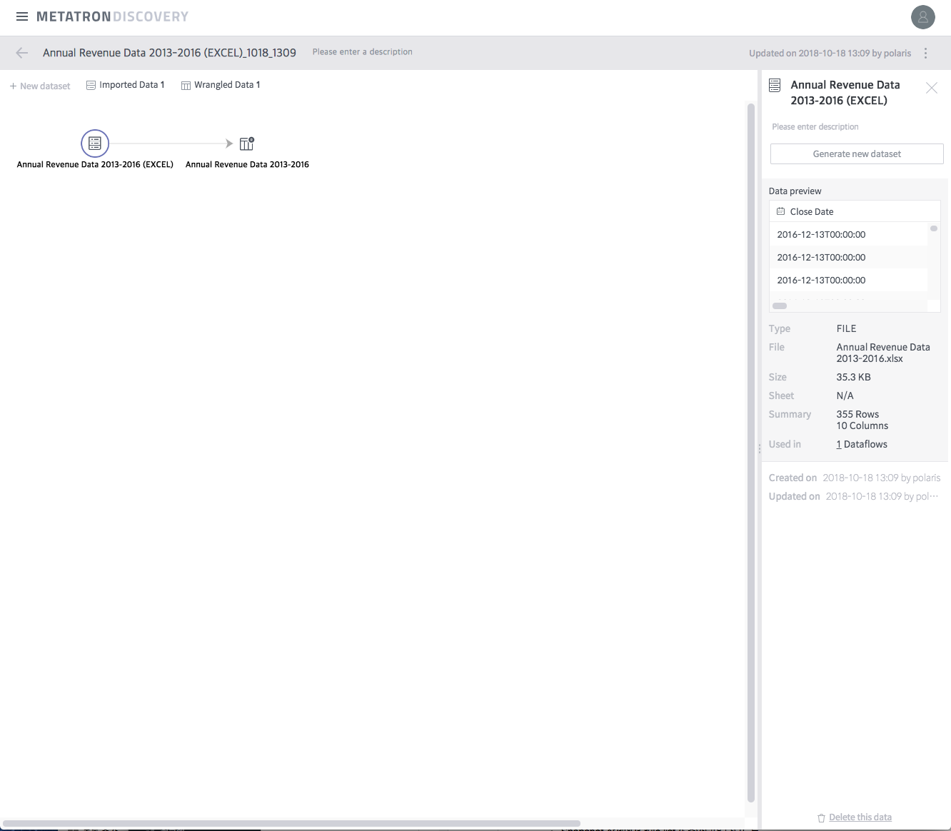 Data Preview Error sheet Name in Dataflow Detail Issue 482 
