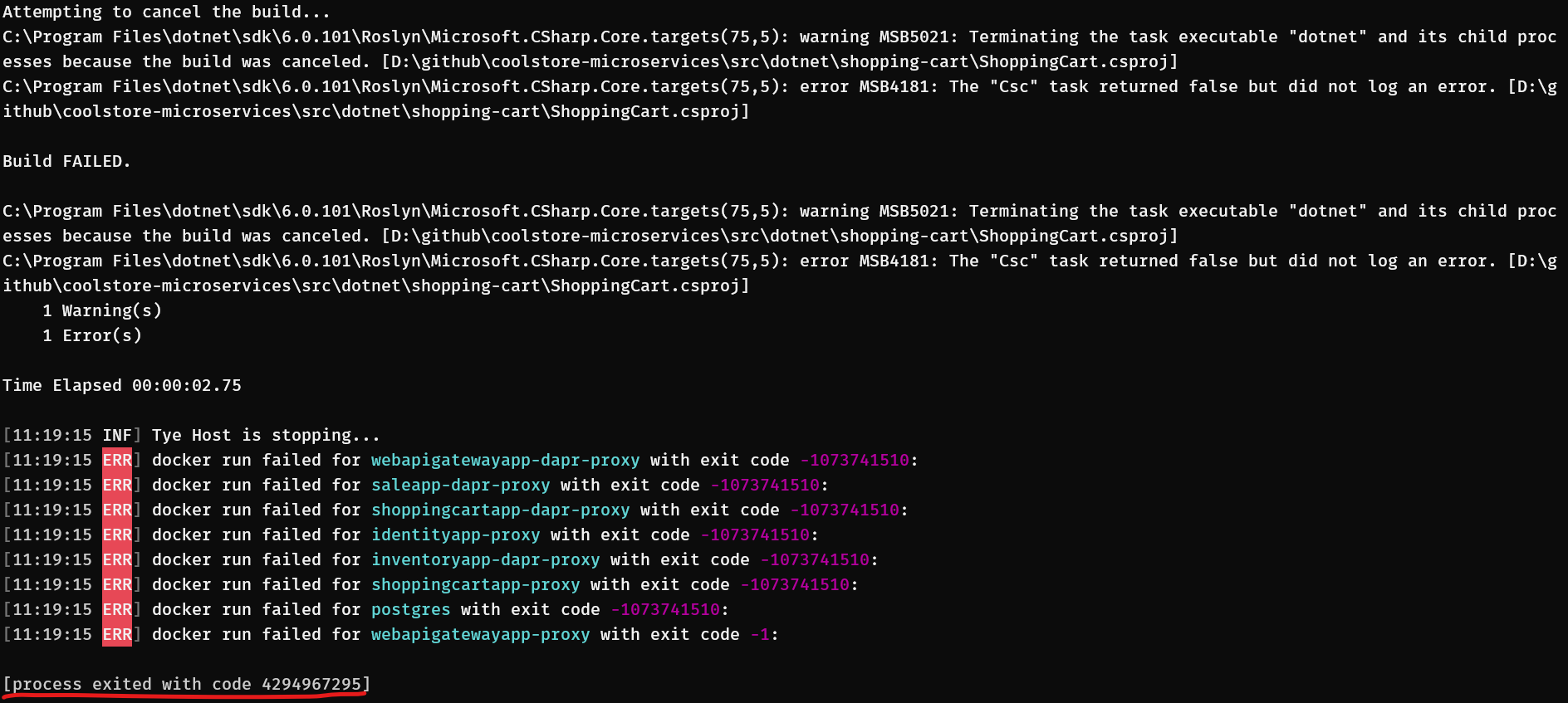 `for` loop is not terminated on Ctrl-C · Issue #4927 · nushell/nushell · GitHub