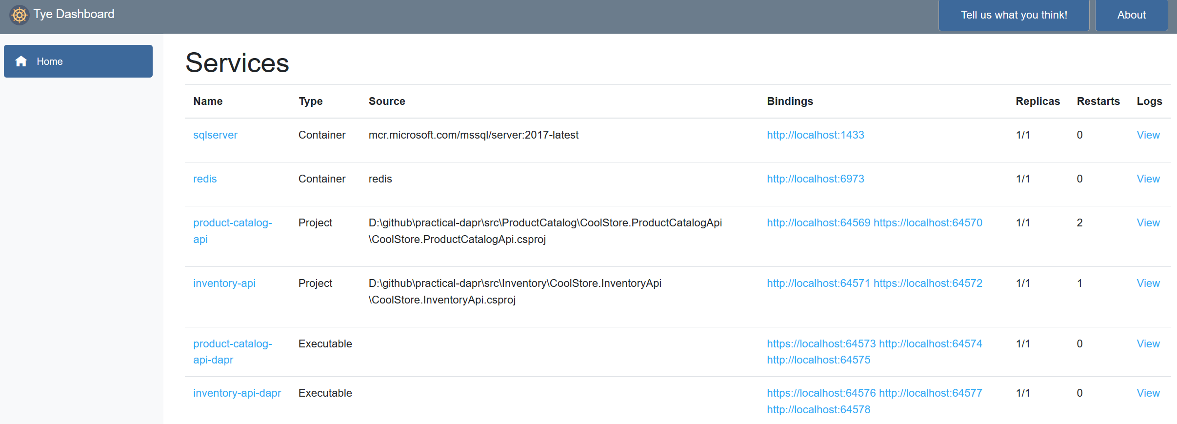 tye run on specific service seem not working · Issue #246 · dotnet/tye · GitHub