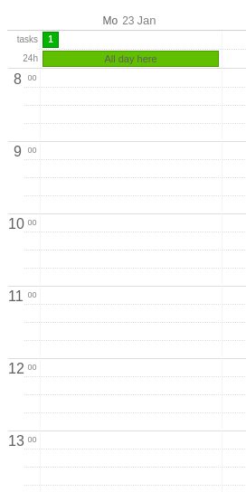 Custom Slot Similar To All Day · Issue 7152 · Fullcalendarfullcalendar · Github