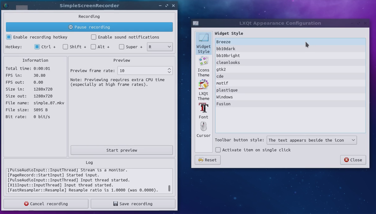 Row height and window size changes while choosing themes in lxqt-config · Issue #1540 · lxqt ...