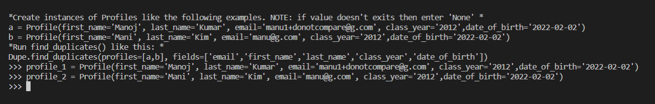 GitHub - zacspeer/Duplicate-Profile-Finder