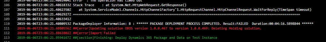 timeout in Package Deployer task · Issue #71 · WaelHamze/dyn365-ce-vsts-tasks · GitHub