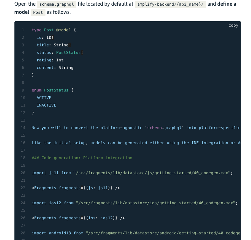 Formatting is broken · Issue #4541 · aws-amplify/docs · GitHub