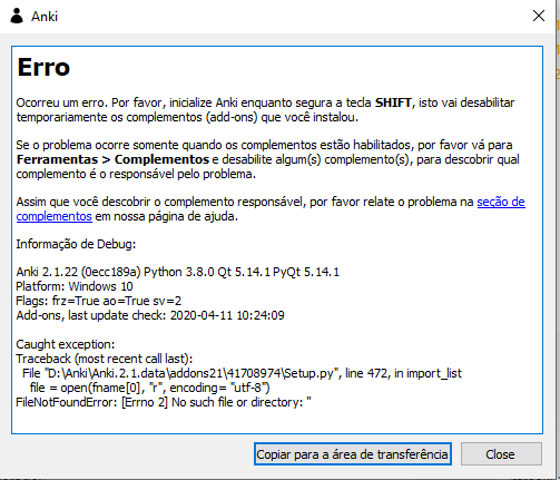Error canceling importing in the "friends" tab. · Issue #54 · ThoreBor/Anki_Leaderboard · GitHub