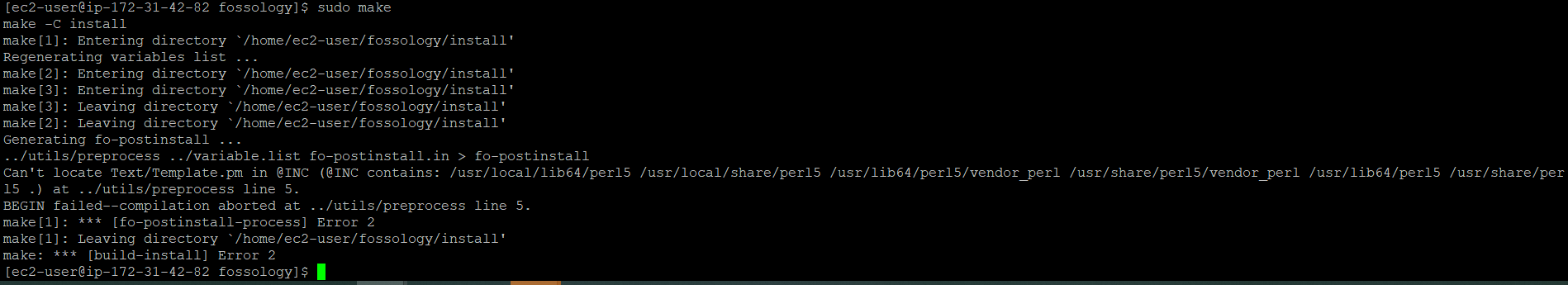 Getting Error While Building · Issue 2236 · Fossology Fossology · Github