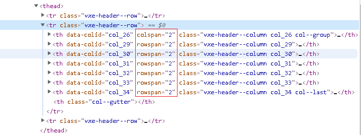 vxe-table表头合并，是否可以支持colspan和rowspan · Issue #1602 · x-extends/vxe-table ...