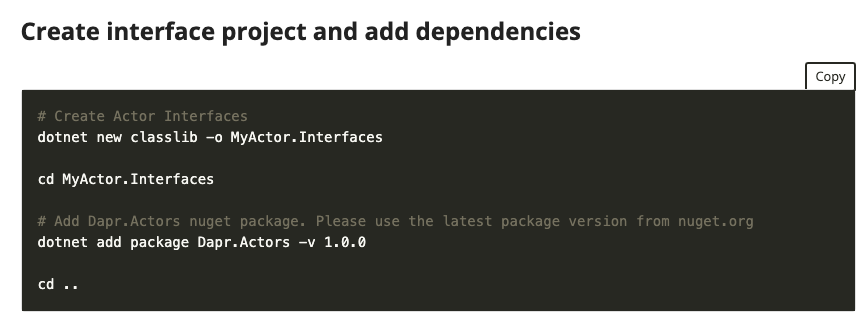 Actors Example Code Doesn T Work · Issue 2831 · Dapr Docs · Github