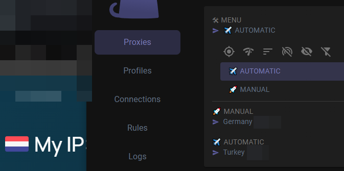 Problem In Displaying The Name Of The Connected Proxy · Issue 235 · Zzzgydiclash Verge · Github 