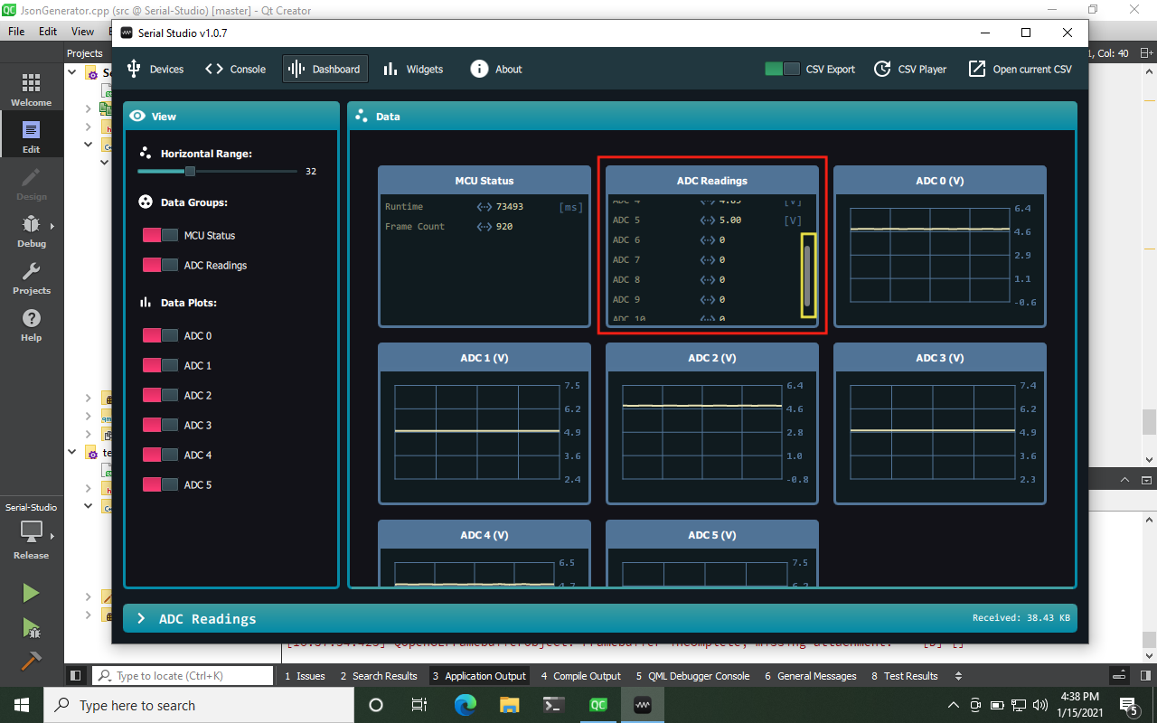 Display errors and quit unexpectedly · Issue #3 · Serial-Studio/Serial-Studio · GitHub