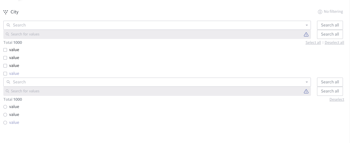 Improve 'All option' in filter in dashboard · Issue #2153 · metatron-app/metatron-discovery · GitHub